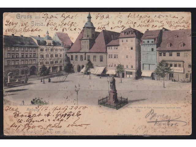 Nemacka 1900 razglednica Jena-Mohovo(Sarengrad)