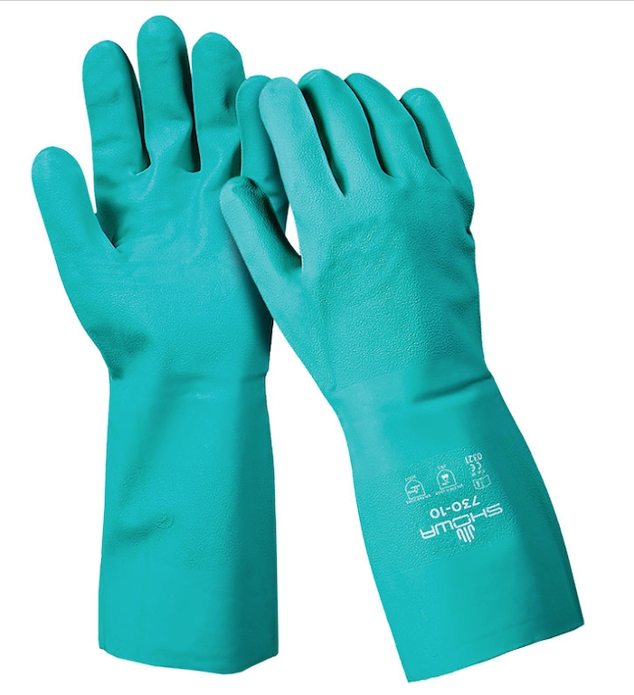 Showa 730 Nitri-Solve® Hemijske flokirane nitrilne rukavice
