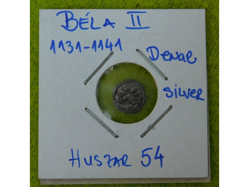 Bela II 1131-1141 denar