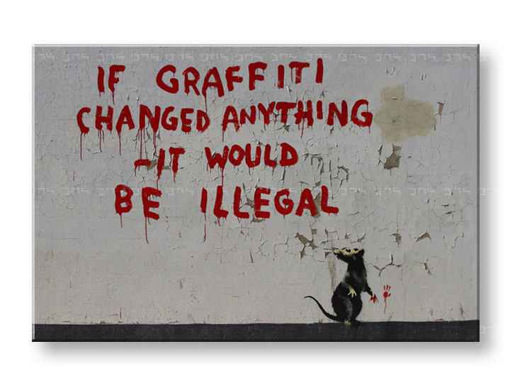 Slika na platnu Street ART – Banksy