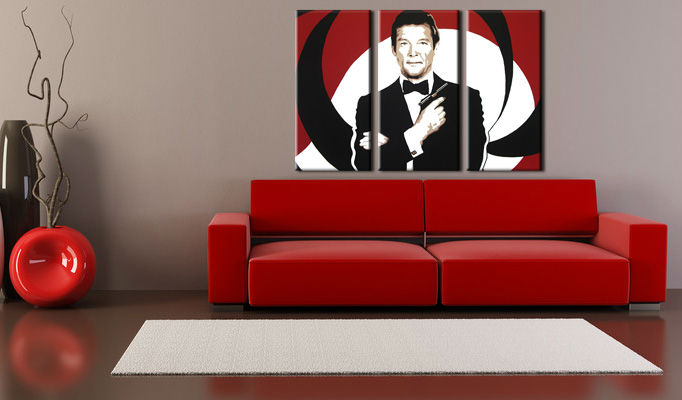 Ručno slikane slike na platnu Pop Art James Bond