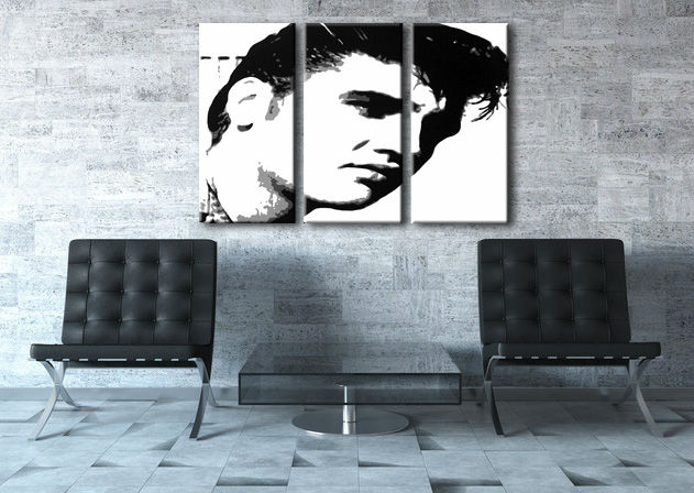 Ručno slikane slike na platnu Pop Art ELVIS