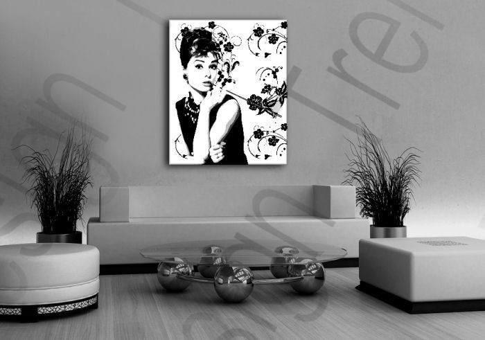 Ručno slikane slike na platnu Pop Art Popust Audrey Hepburn