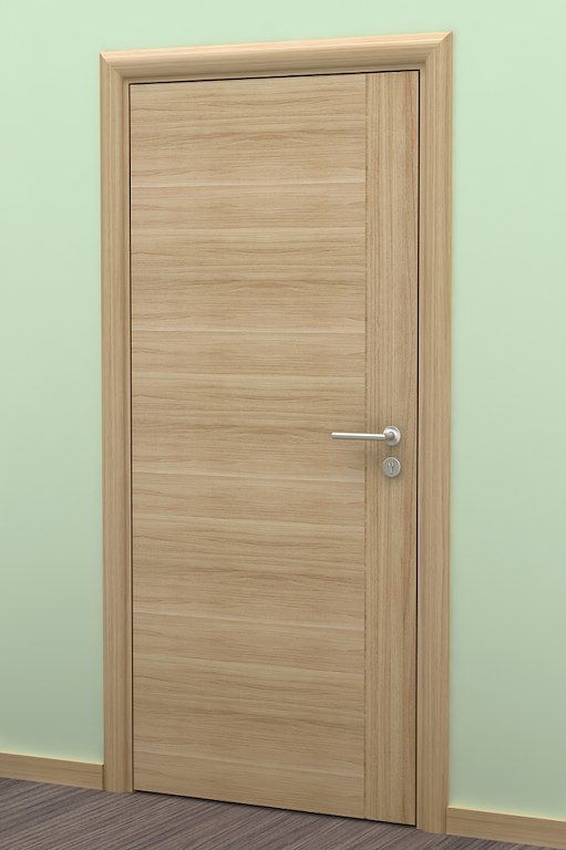Sobna vrata od furnira hrasta sa vertikalnom podelom