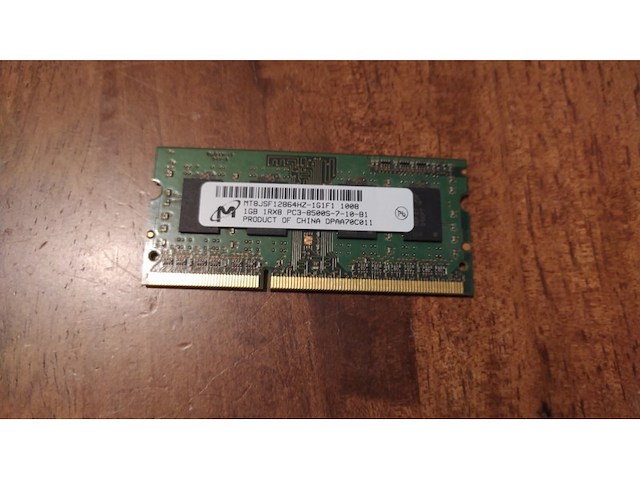 Ram memorija 1GB DDR3 Micron , 1066MHZ