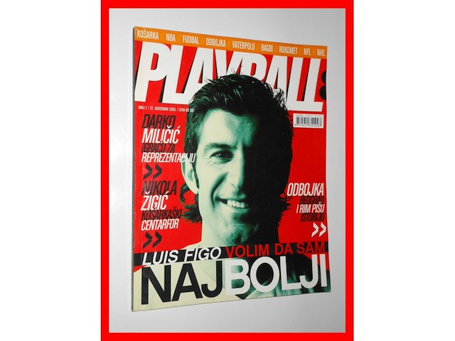 Playball novembar 2003  - Luis Figo