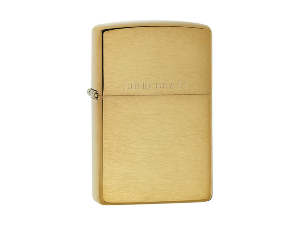 UPALJAČ ZIPPO BRUSHED SOLID BRASS