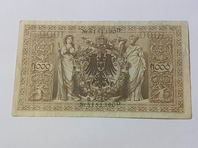 1000 Maraka 1910.g - Nemačka - LEPA -