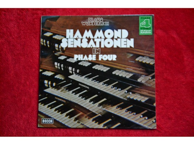 Klaus Wunderlich ‎– Hammond Sensationen In Phase Four