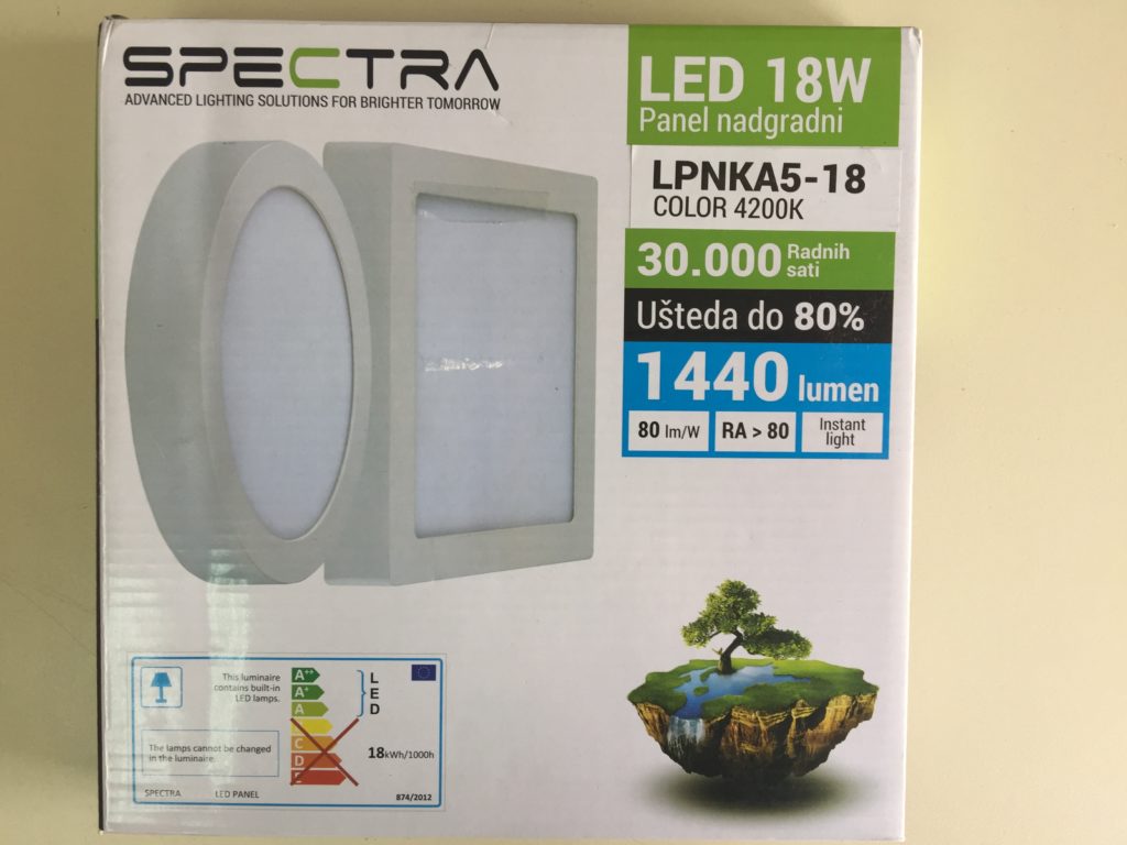 Led Panel Kockasti