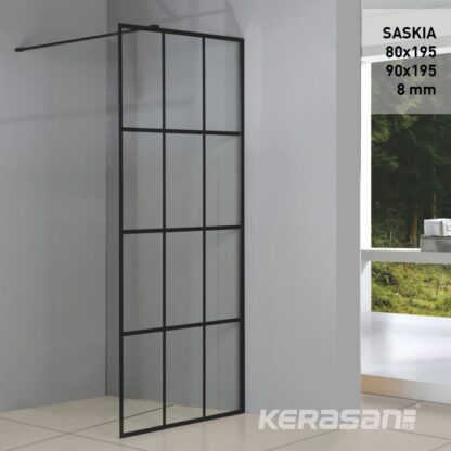 Fiksni tuš paravan Walk-in Saskia-90/ 8mm