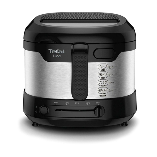 Friteza Tefal FF 215D, 1.8 l, 1600 W, Inox / Crna