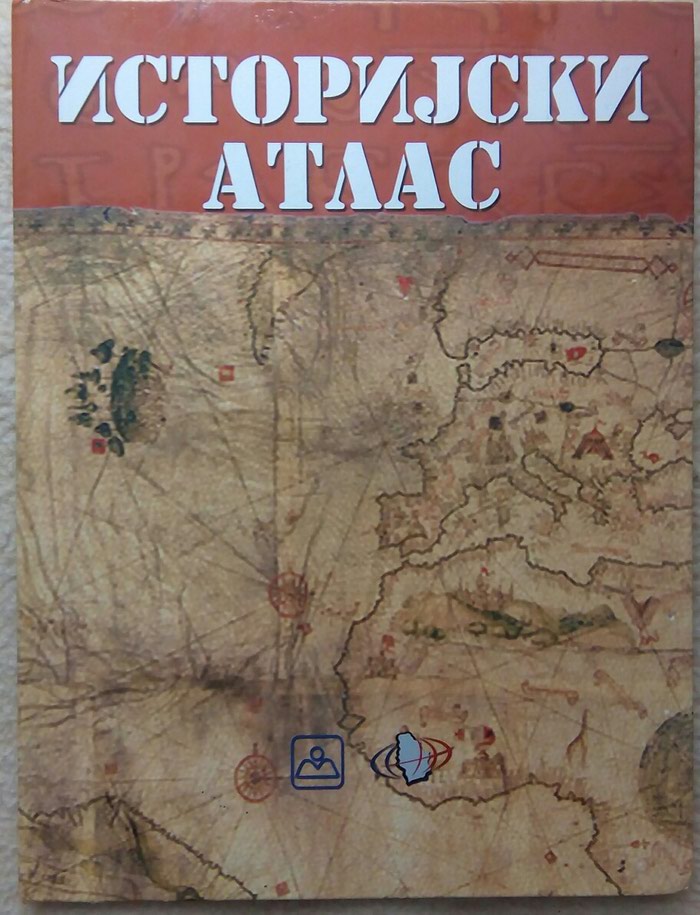 Istorijski atlas za osnovnu i srednju školu, izdavač Zavod, očuvan u