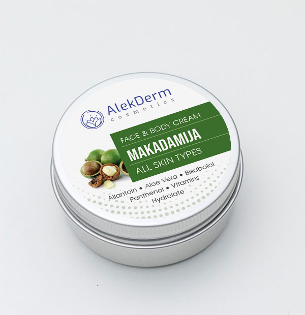 Makadamija krem – AlekDerm Face & Body Cream