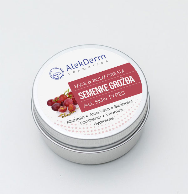 Semenke grožđa krem – AlekDerm Face & Body Cream