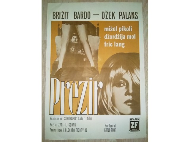 plakat PREZIR (Brigitte Bardot)