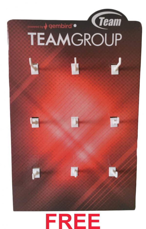 TeamGroup DISPLAY STAND Reklamna polica 34x54 cm. GRATIS*