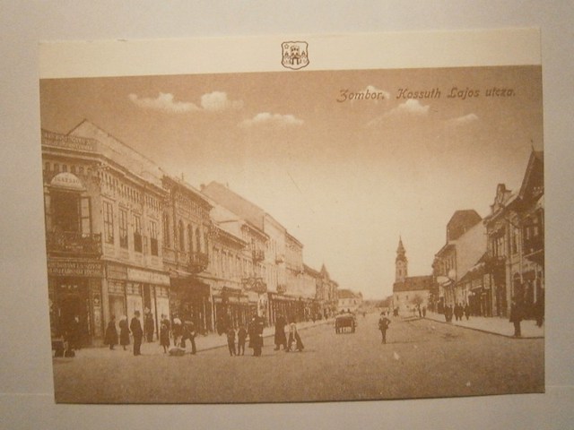 SOMBOR:ULICA LAJOŠA KOŠUTA; 1916. REPRINT