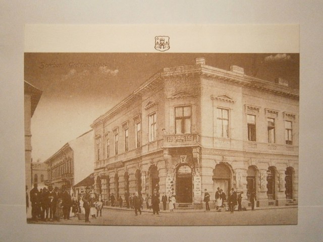 SOMBOR:ZGRADA TRGOVCA KAUFMANA,1916.REPRINT