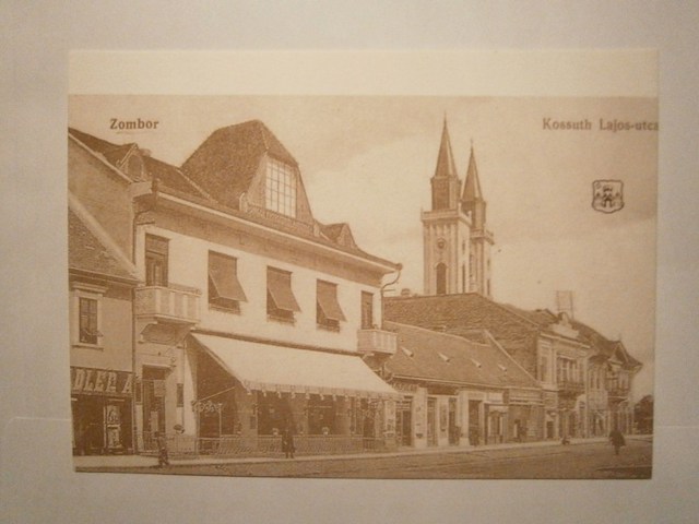 SOMBOR:ZGRADA FOTOGRAFA SINGERA; 1913. REPRINT