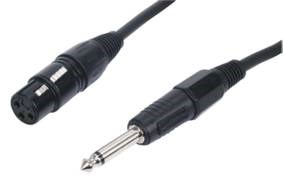 KABEL 6,3 MONO + XLR/Ž 6met HQM