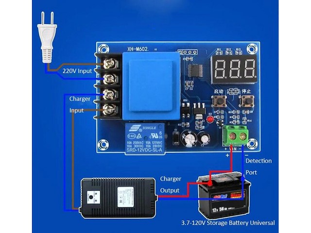 Modul za kontrolu napunjenosti baterija i sl. HW-631