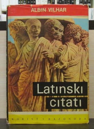 LATINSKI CITATI – ALBIN VILHAR