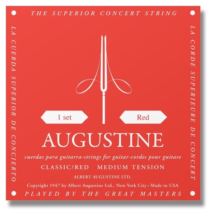 Augustine classic red medium tension žice za klasičnu gitaru