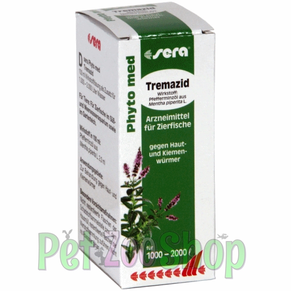 SERA sredstvo za lečenje kožnih i škržnih metilja Phyto med Tremazid
