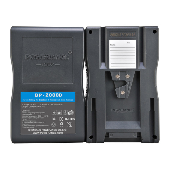 POWERANGE PR-BP-2000D 98Wh Battery (V-Mount lock)