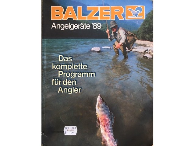 BALZER `89, ribolovački katalog