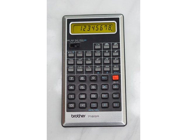 Stari Kalkulator Brother 718SR