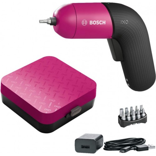Akumulatorski odvrtač Bosch IXO 6 pink