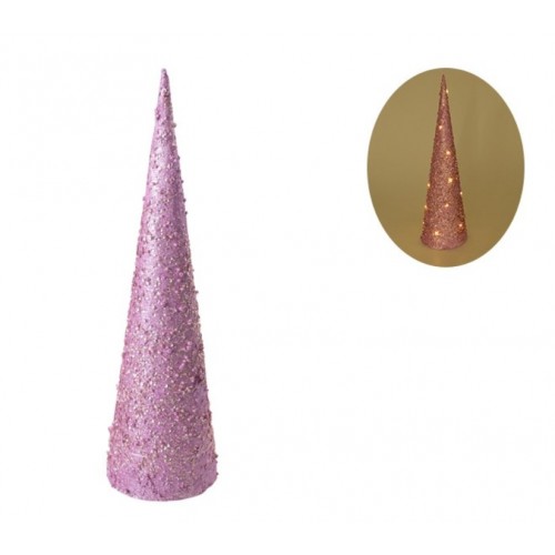 Jelka biseri roze 80cm Pearl cone