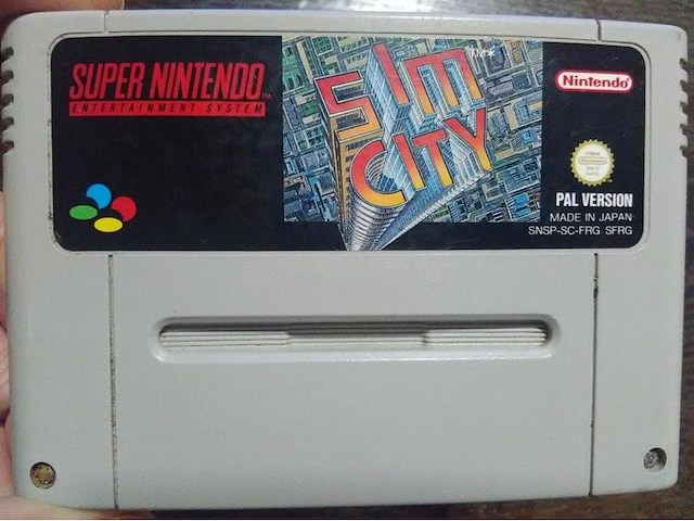 nintendo snes k sim city ispr sa slika