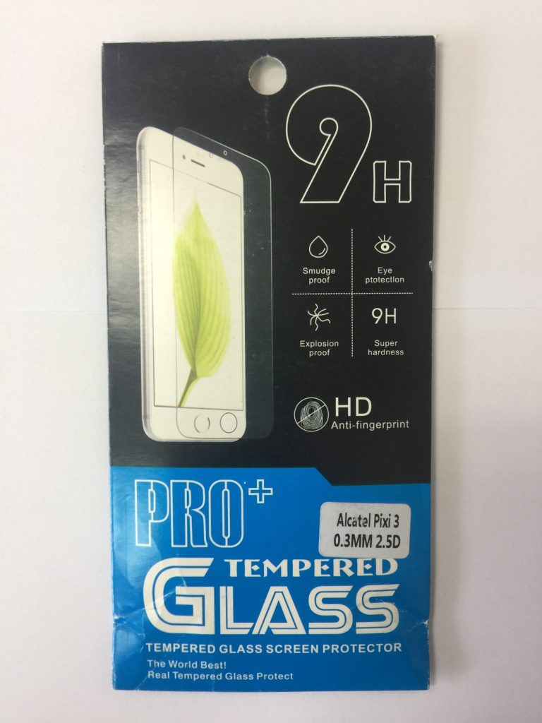 Alcatel Pixi 3 Tempered Glass