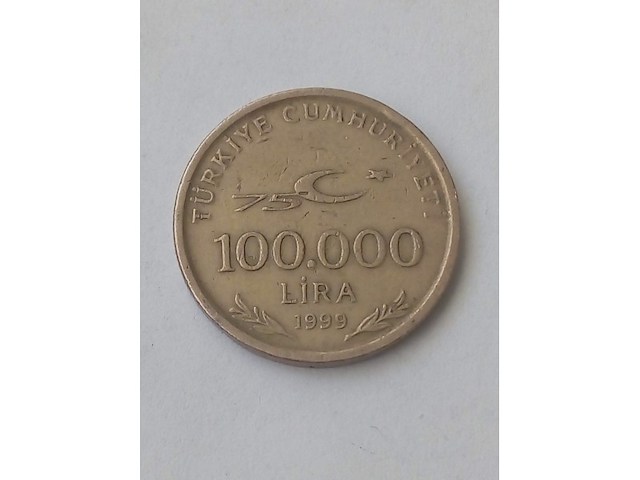 100 000 Lira 1999.g - Turska -
