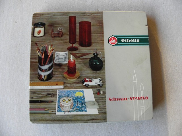 Schwan-Stabilo stara kutija i boje