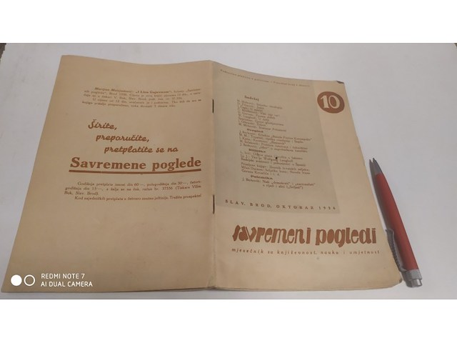 SAVREMENI POGLEDI 10 / 1936