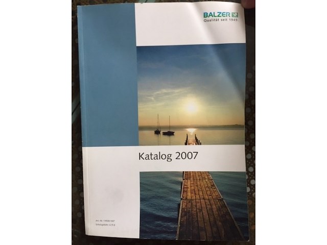 BALZER 2007, ribolovački katalog