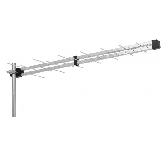 Gembird GMB-28EK antena loga UHF sa F konektorom 28 elemenata, dužina 98cm, dobit 8dB aluminium 483