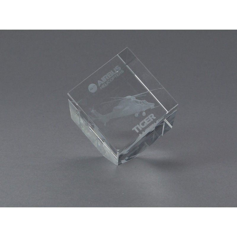 Airbus - TIGER Crystal Block 4 x 4 x 4 cm - EU-LCY119