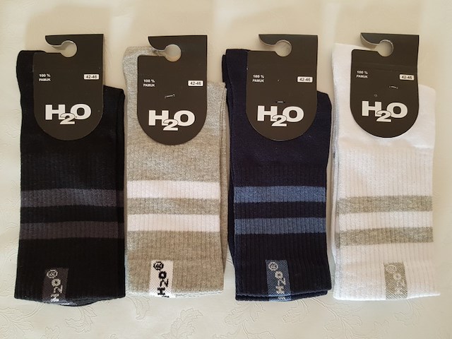 H2O tanje ili deblje muške čarape proizvedene u Srbiji.