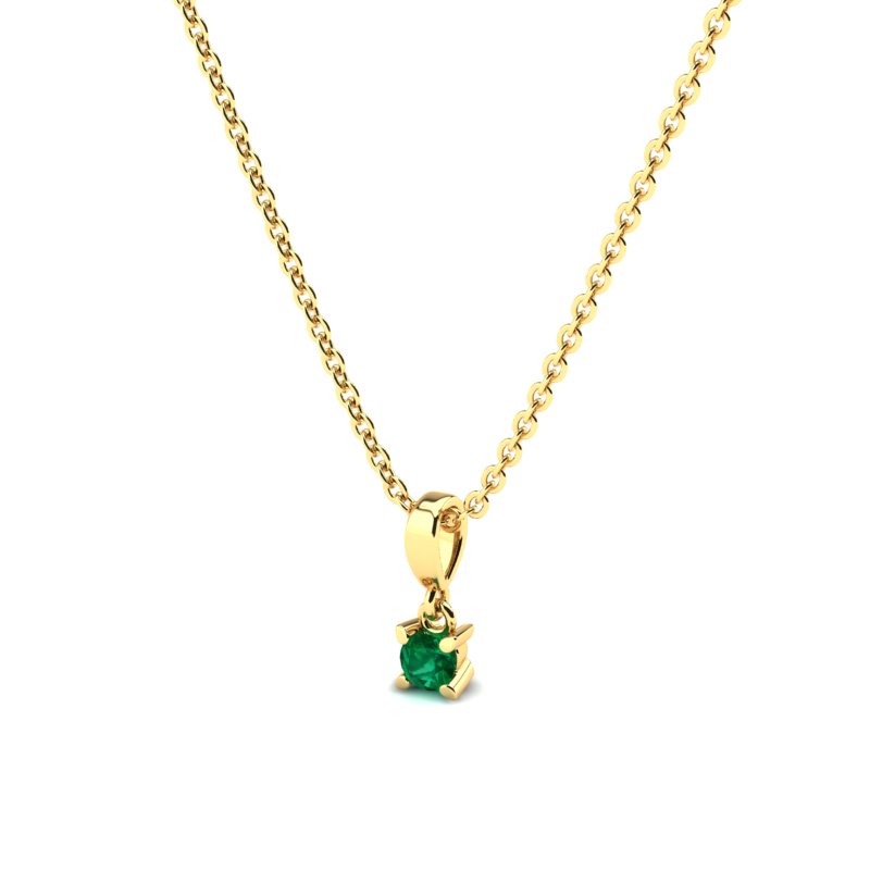 Smaragd na zlatnoj ogrlici Andrea
