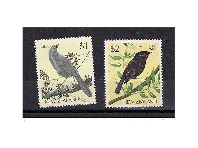 bc New Zealand 1985. Ptice,cista serija