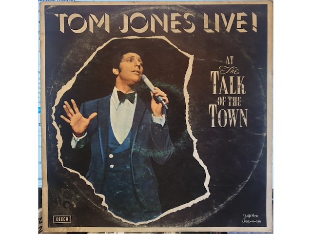 Tom Jones ‎– Live! At The Talk Of The Town, LP