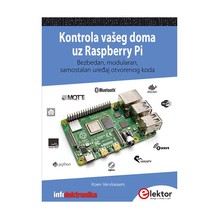 Knjiga Kontrola vašeg doma uz Raspberry Pi