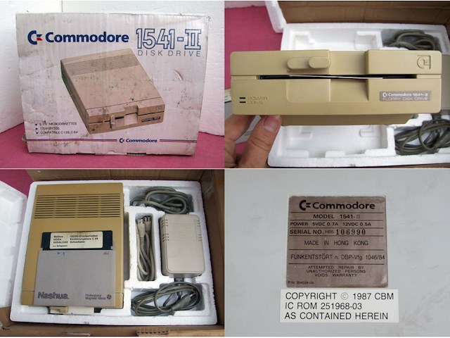 Commodore 1541 II Disk Drive FULL + Poklon + GARANCIJA!