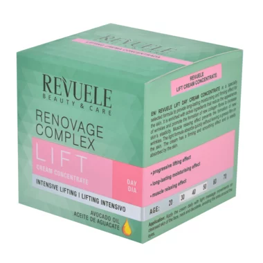 REVUELE Dnevna krema za zatezanje kože lica REVUELE Lift Avokado 50ml