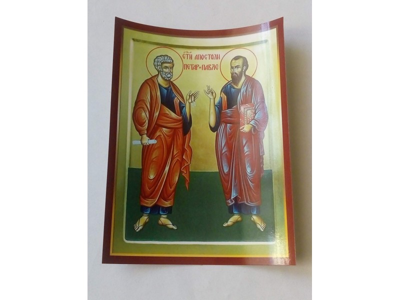 Džepna Ikona - Sveti Apostoli Petar i Pavle -
